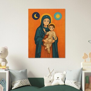 Our Lady of Elige Maronite Wood Icon –for Kids Bedroom or Classroom - Etsy