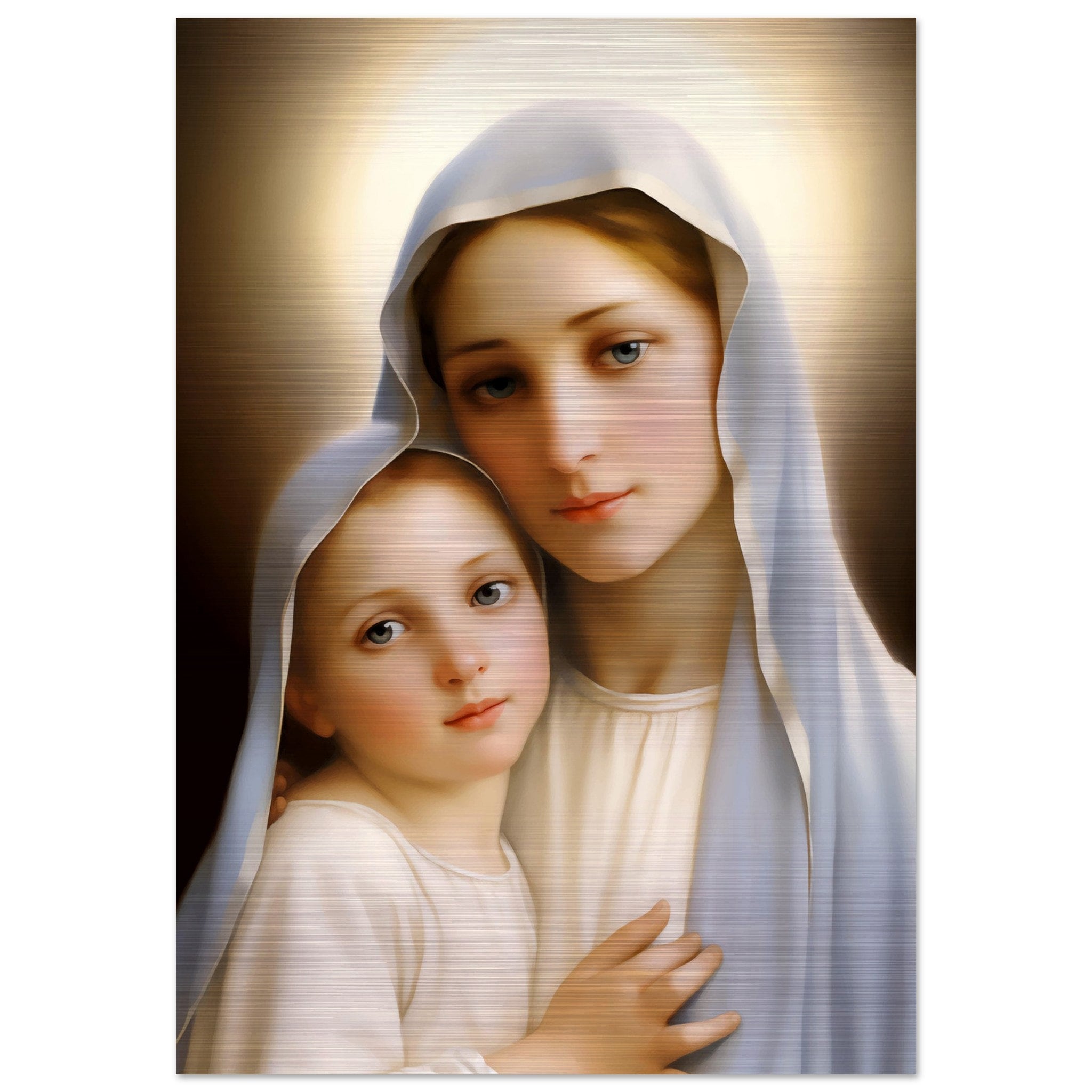 Mother Mary With Baby Jesus Wallpaper