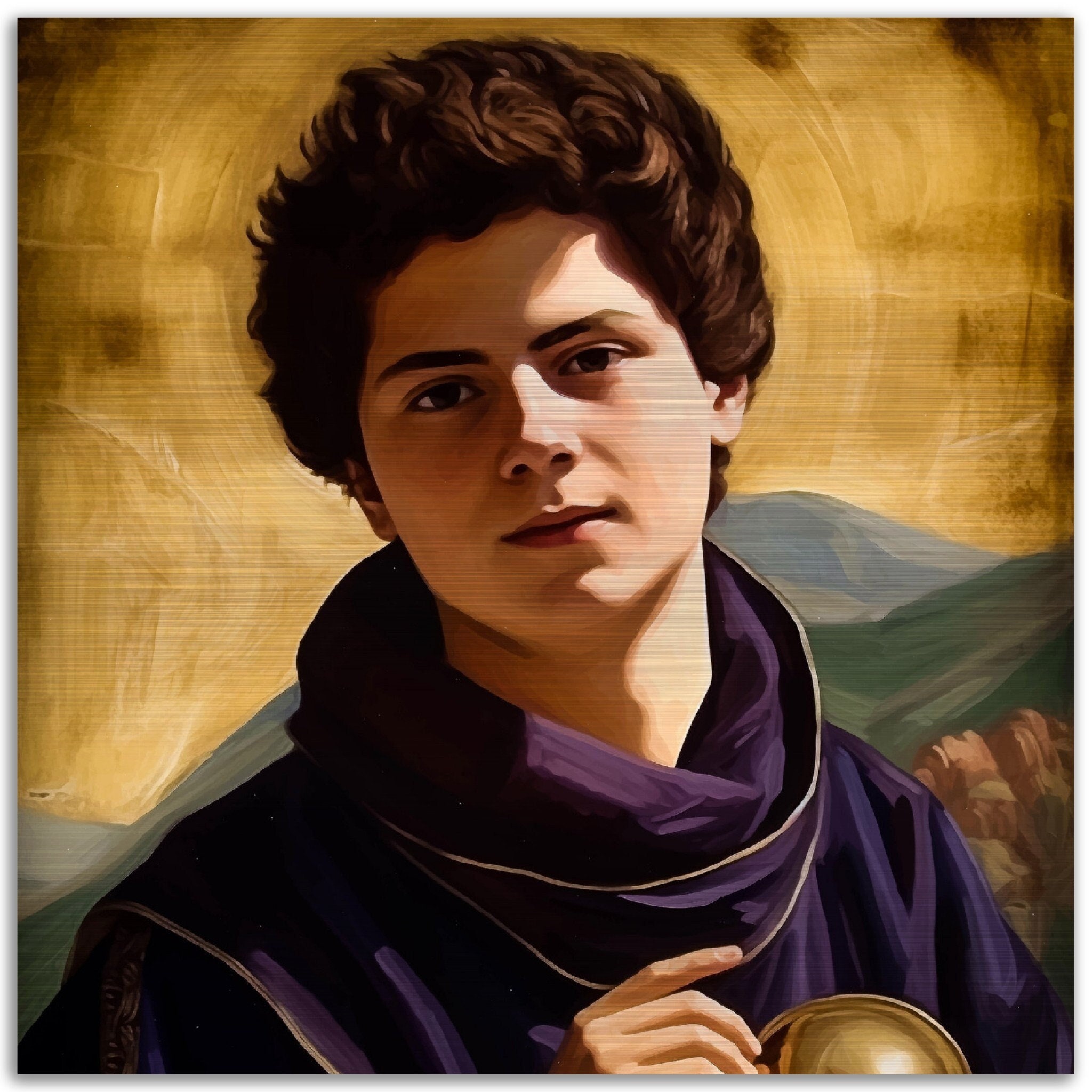 Venerable Carlo Acutis Brushed Aluminum Icon Blessed Youth Computer ...