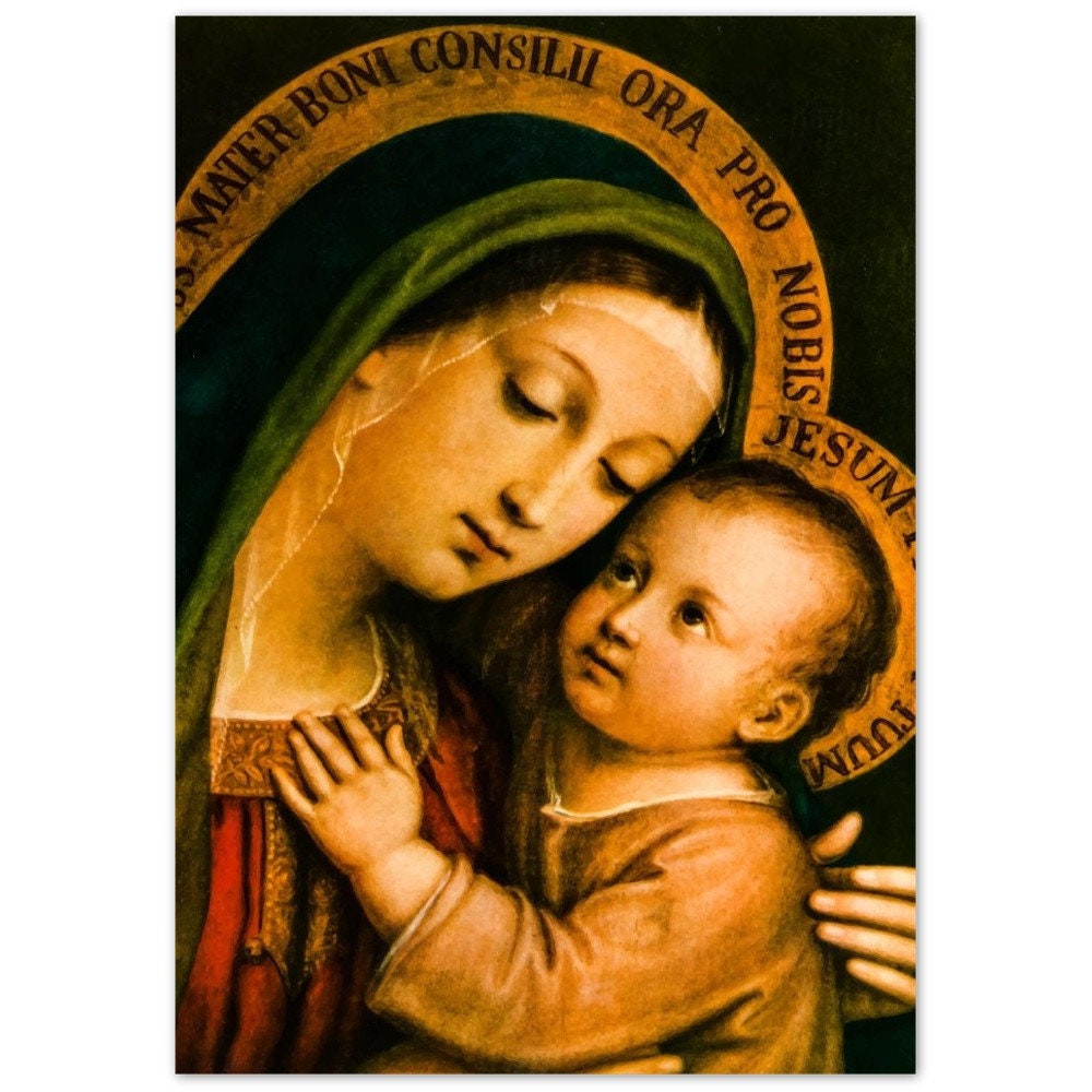 Our Lady of Good Counsel (latin: Mater Boni Consilii) #aluminum # ...