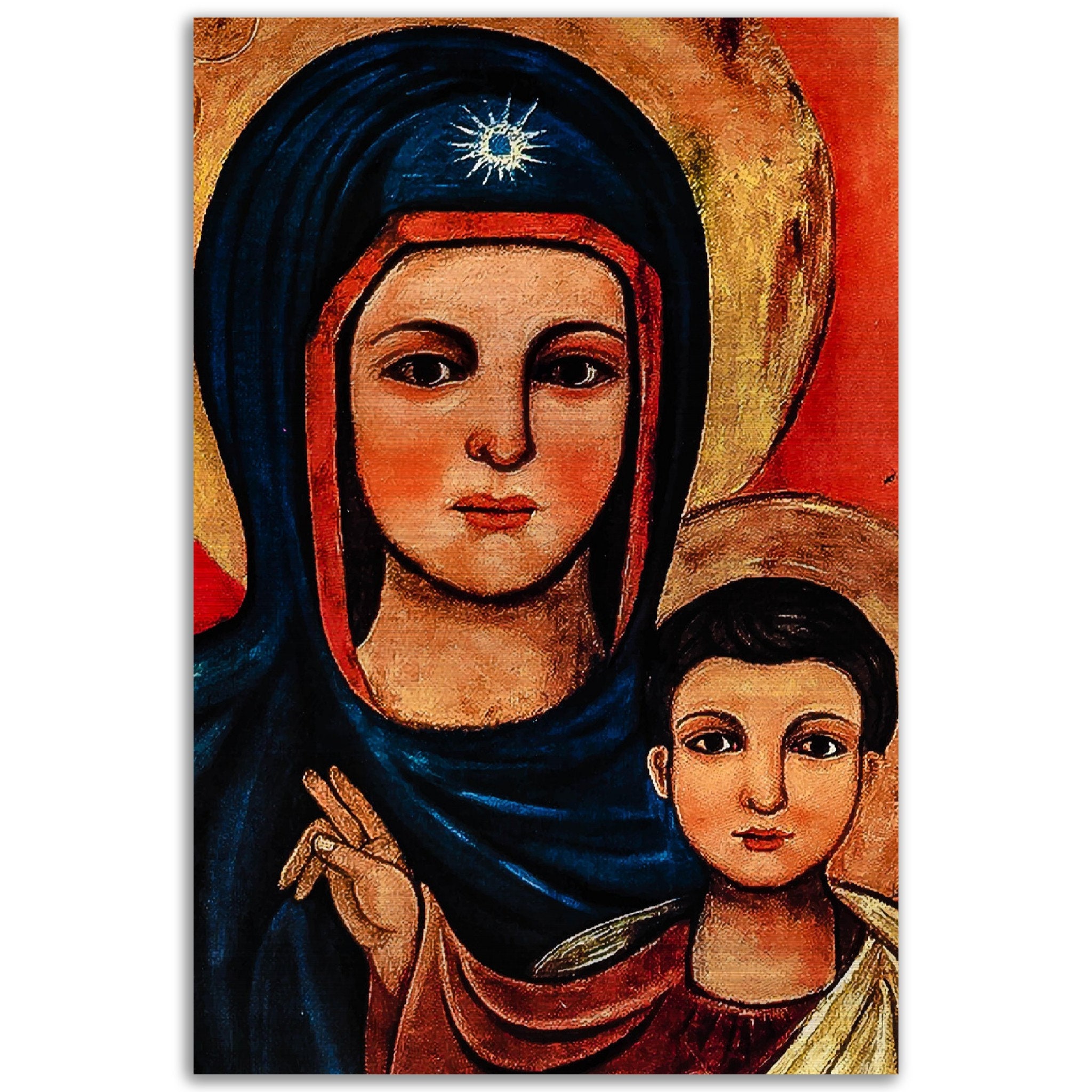 Elije Our Lady of the Maronites Brushed Aluminum Icon - Etsy