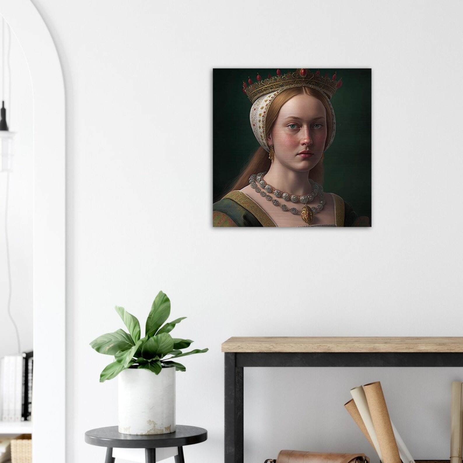 Queen Isabel the Catholic Brushed Aluminum Print Isabella I - Etsy