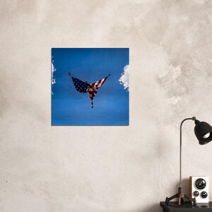 Angel of America Brushed Aluminum Print USA Flag in Rally Butler PA ...