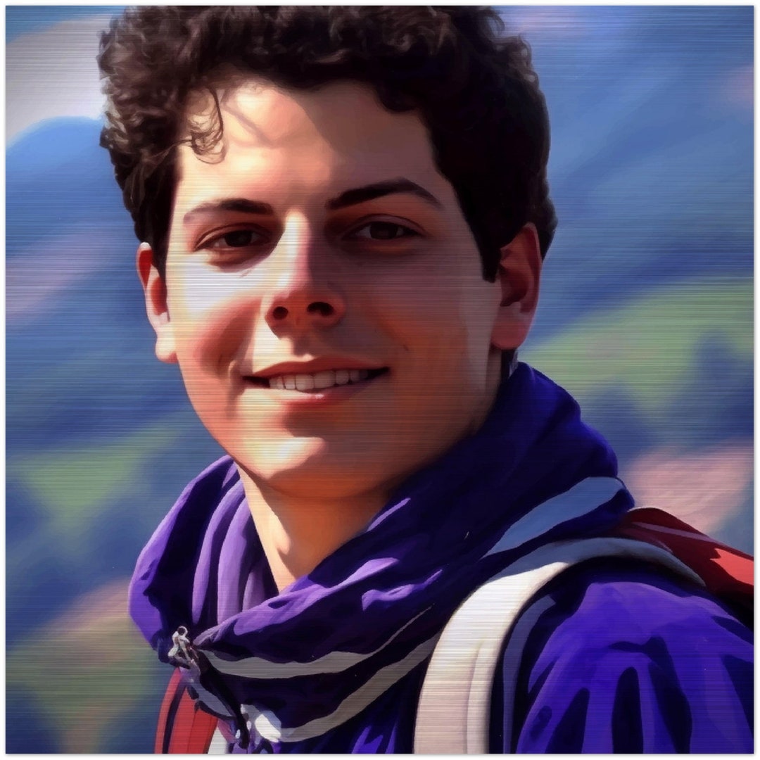 Blessed Carlo Acutis, Servant of God - Brushed Aluminum Icon - Wall Art ...