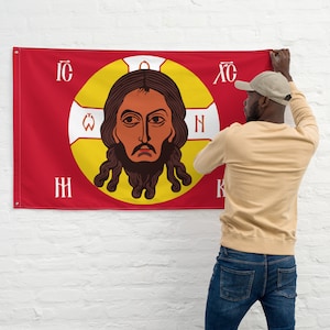 Holy Face of Jesus Flag Holy Mandylion Edessa Eastern Christians ...