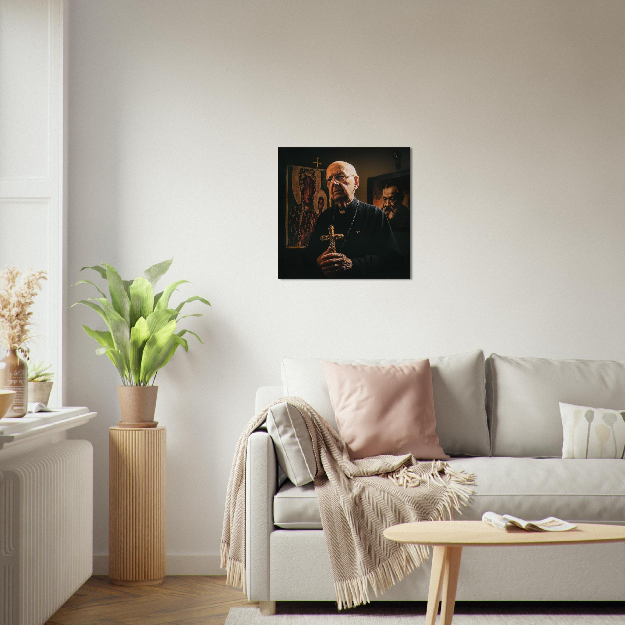 Father Gabriele Amorth - Brushed Aluminum Print - Pope's Exorcist Rome ...