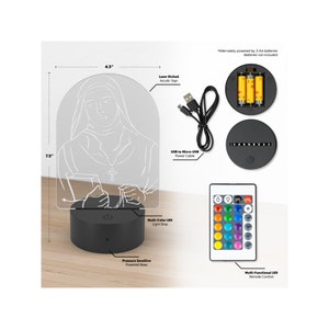 St Rafqa Laser-etched Acrylic Icon, Also Known as Saint Rafka and Saint ...