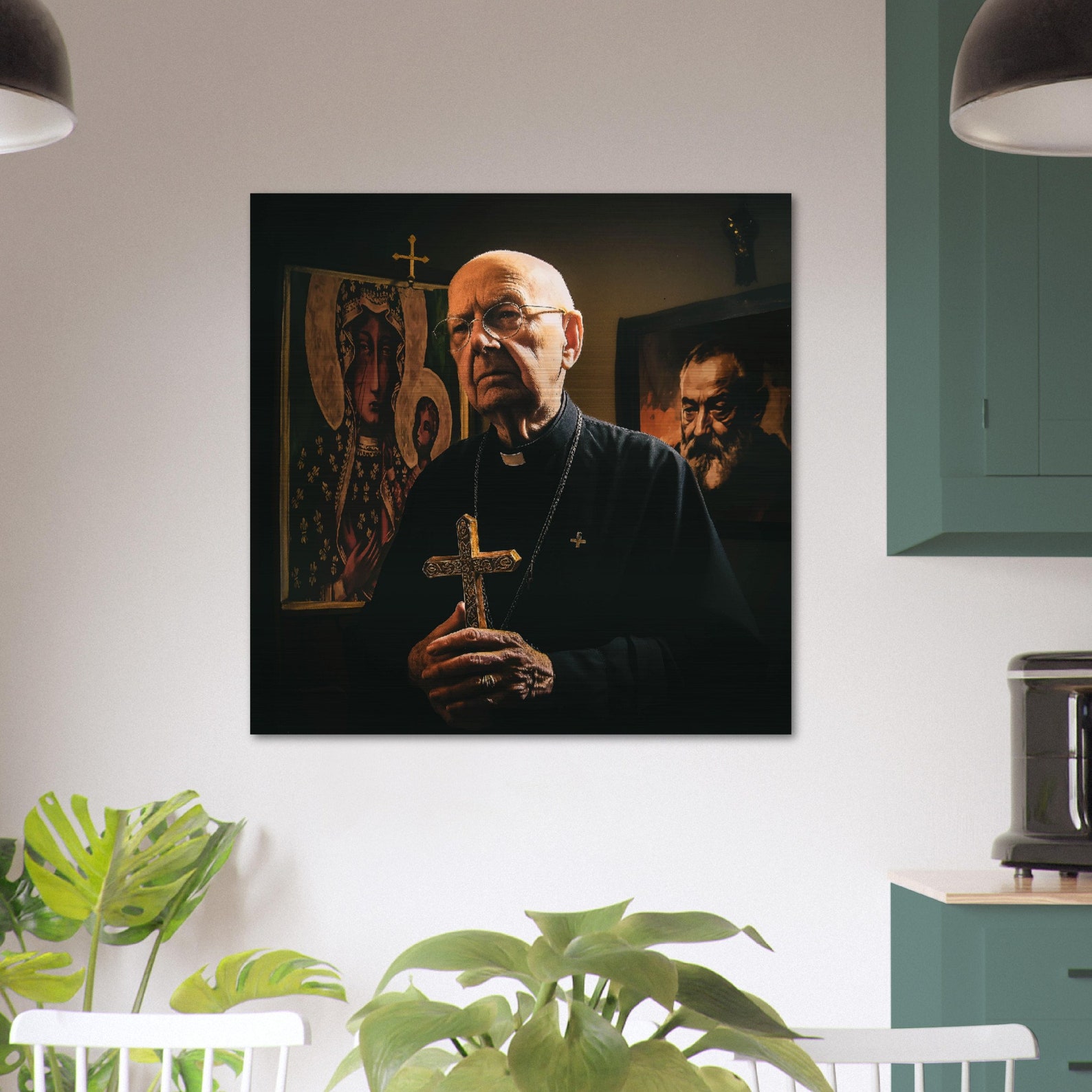 Father Gabriele Amorth Brushed Aluminum Print Pope's - Etsy