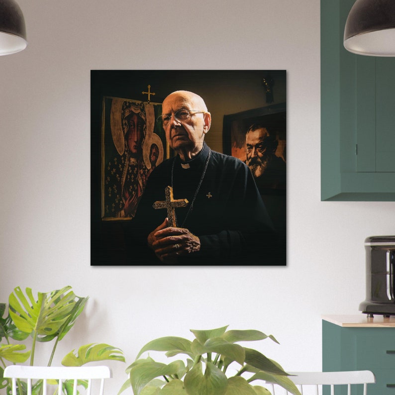 Father Gabriele Amorth Brushed Aluminum Print Pope's - Etsy