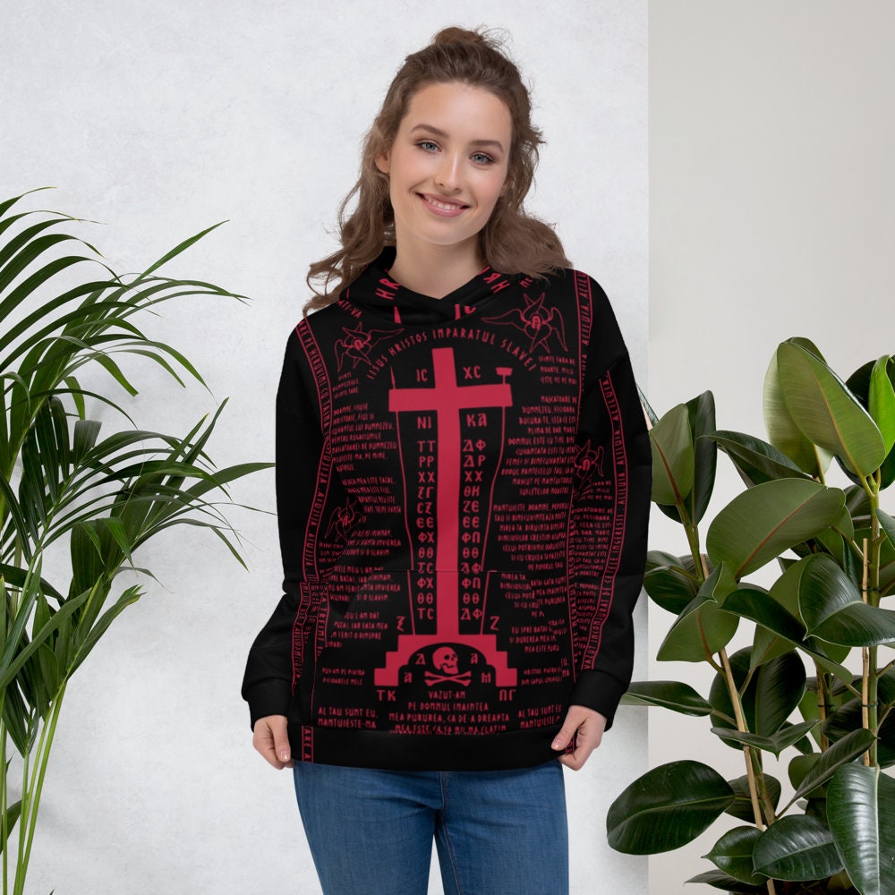 Analavos of the Great Schema Unisex Hoodie black and Red - Etsy Australia