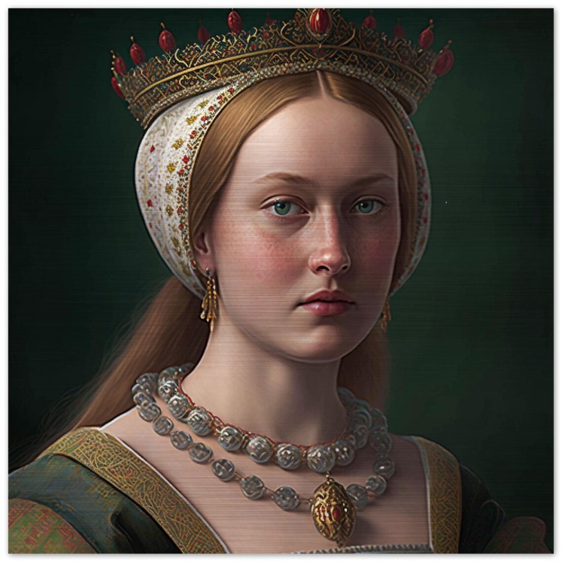 Queen Isabel, the Catholic Brushed Aluminum Print Isabella I of Castile ...