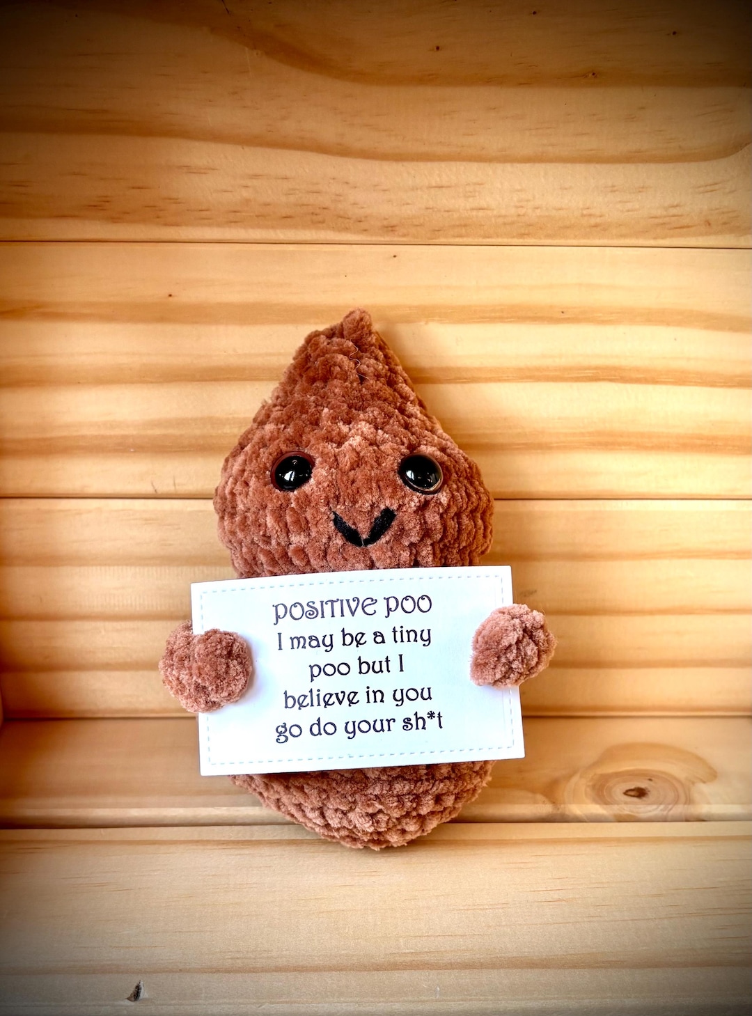 Positive Poop! Poop Plushie! Encouraging Poop! - Etsy
