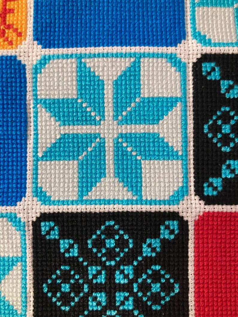 Azul Board Game Mosaic Digital Cross Stitch Pattern (PDF) - Etsy