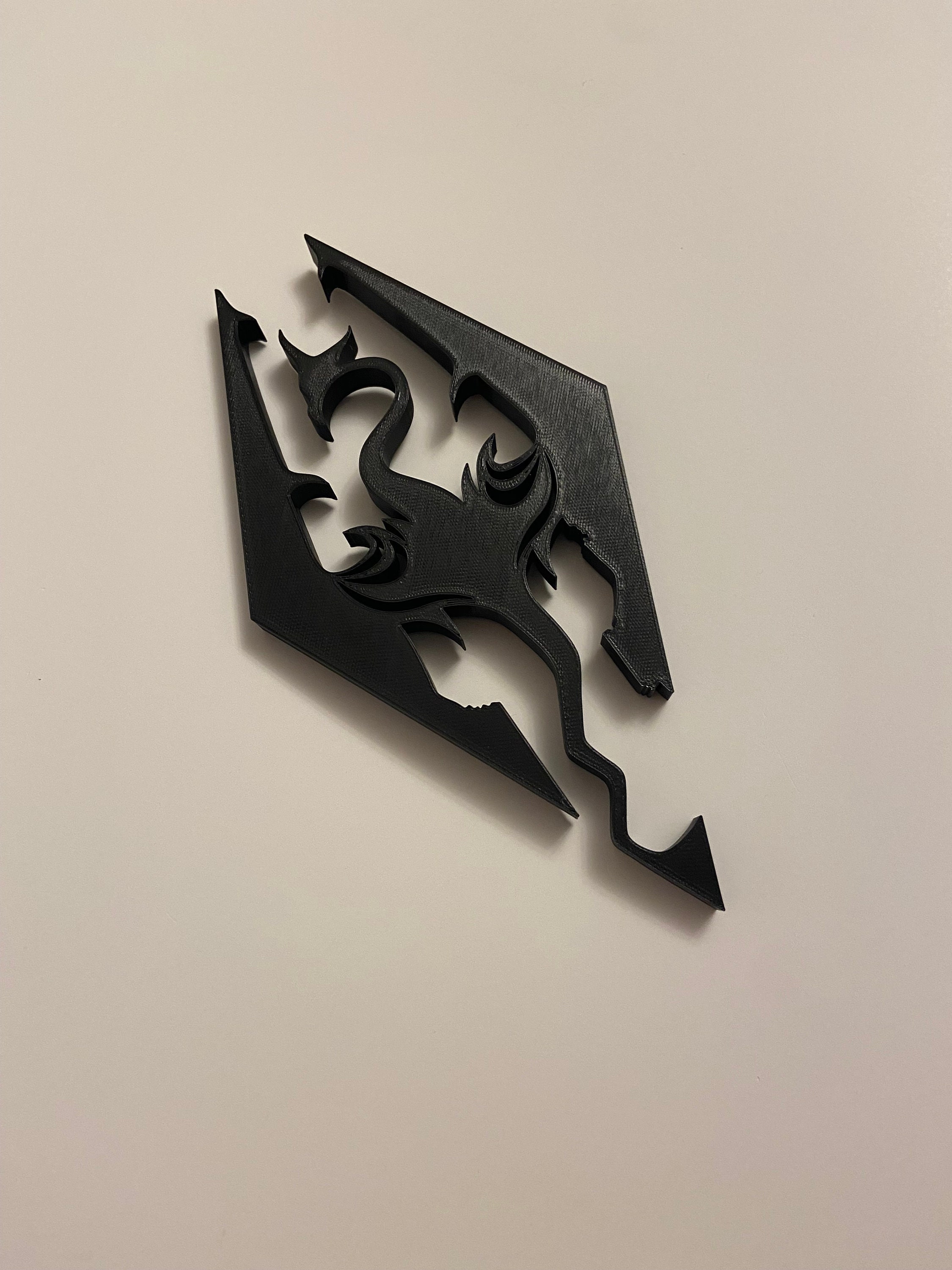 Skyrim Logo Silhouette