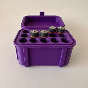 Rugged AA or AAA Battery Holder | Battery Organizer | Battery Storage ...