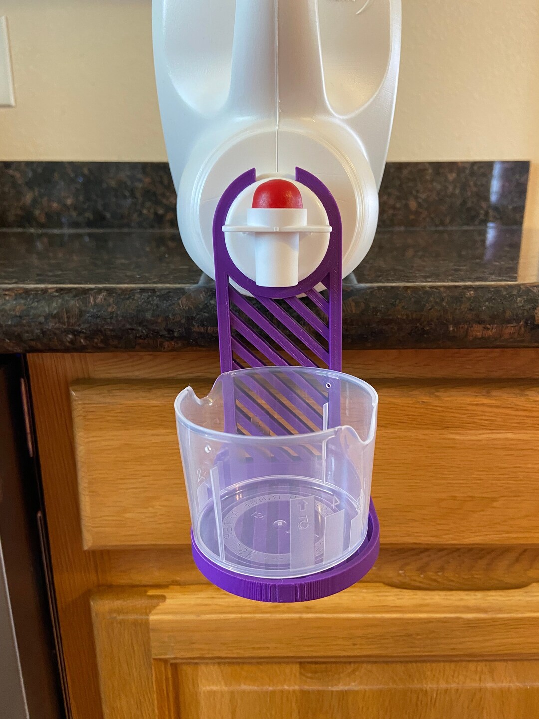 Laundry Detergent Cap Holder - Stop the Dripping! - 3d Printed - Etsy