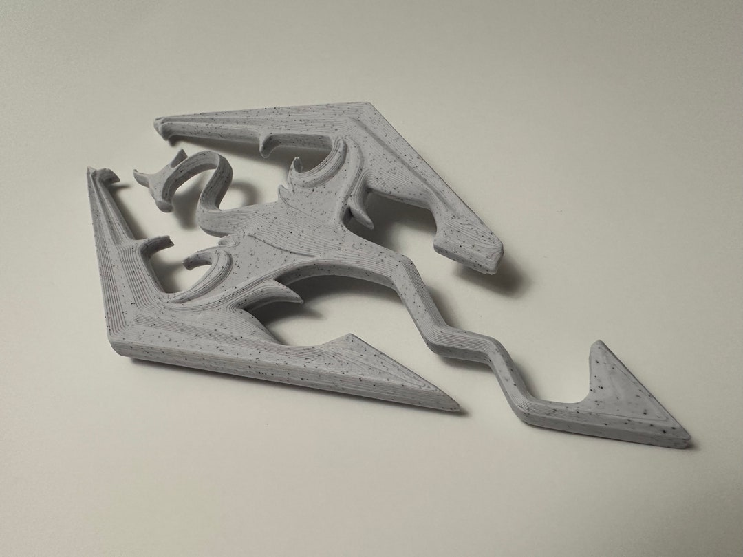 Skyrim Logo Skyrim Emblem Elder Scrolls Sign Skyrim Prop 3D Printed - Etsy