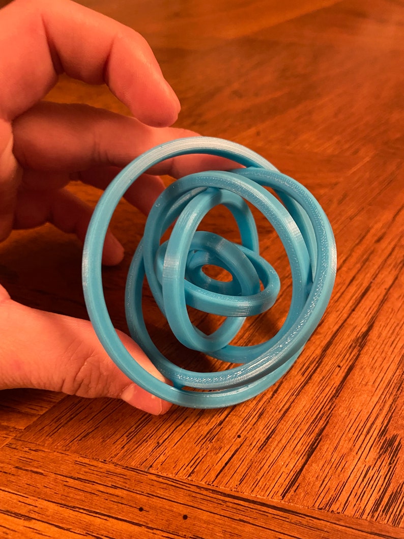 3D Printed 7 Ring Gyro Fidget Toy | Etsy