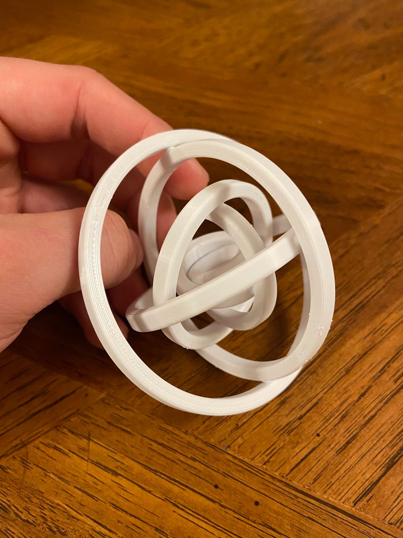 3D Printed 7 Ring Gyro Fidget Toy | Etsy