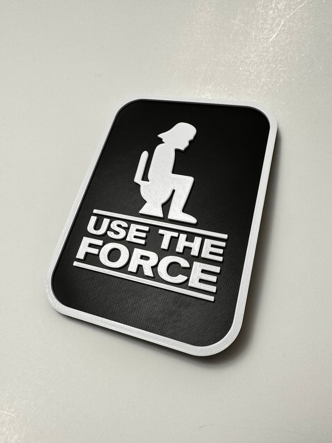 Use the Force Bathroom Sign Restroom Sign Funny Stormtrooper Sign Funny ...