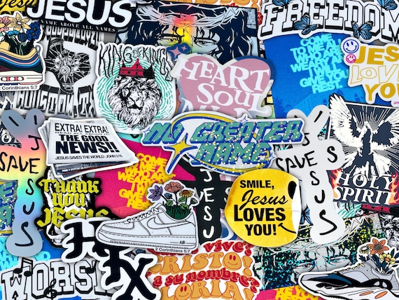 Christian Stickers Faith Stickers Religious Stickers - Etsy