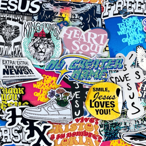 Christian Stickers - Etsy