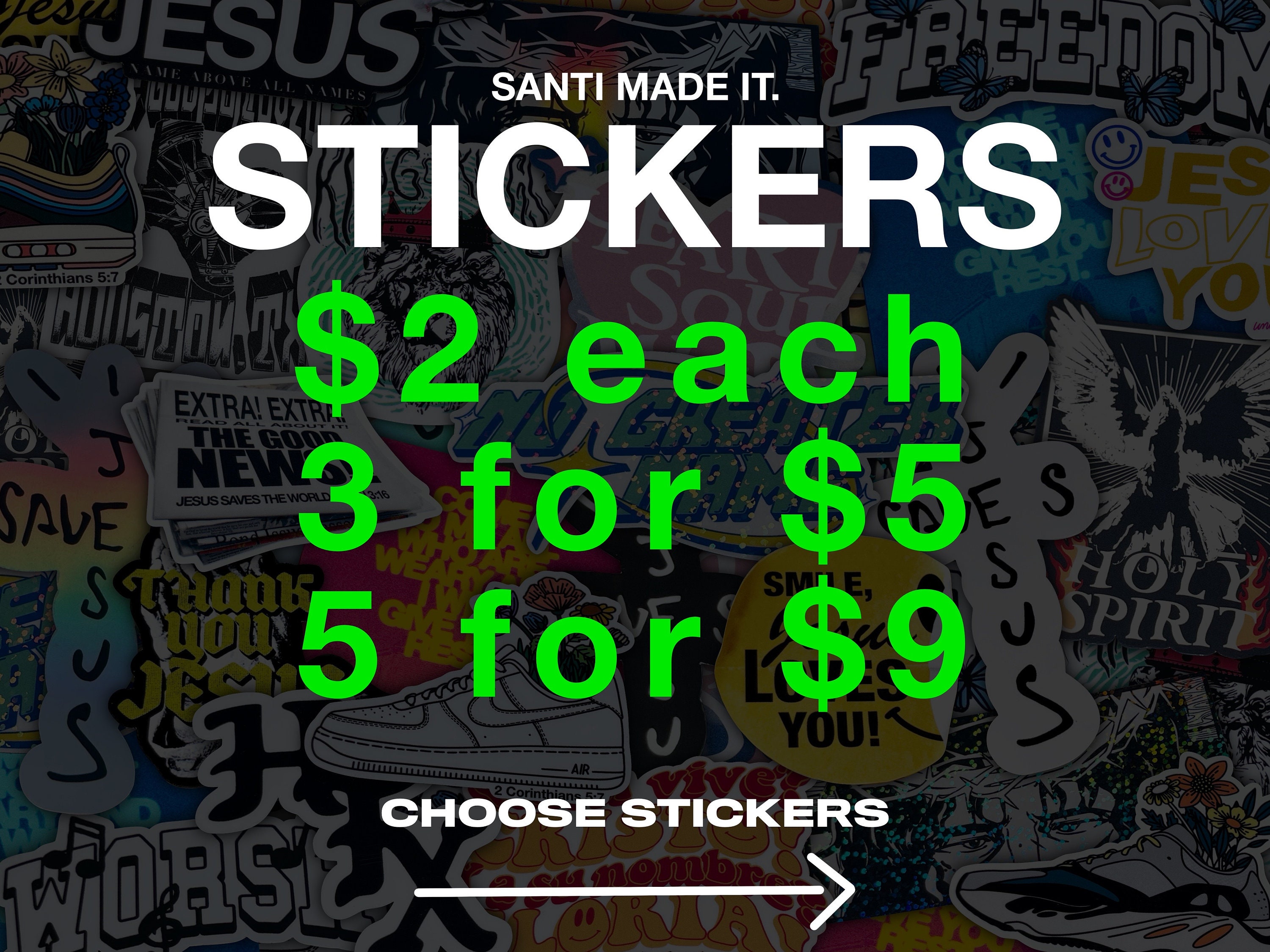 Christian Stickers Faith Stickers Religious Stickers Holographic ...