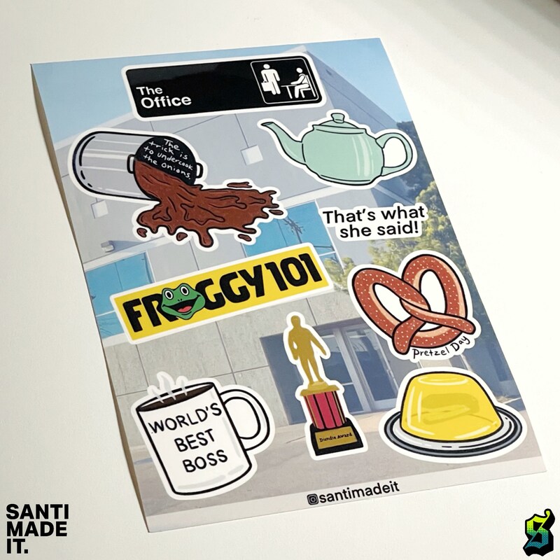 The Office Stickers - Etsy