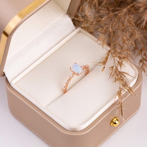 Opulentsy Golden Jewelry Box Premium Leather Jewelry Gift Box for ...