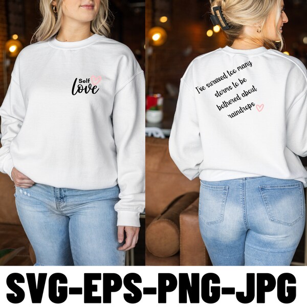 Ive Survived Too Many Storms to Be Bothered With Raindrop Svg - Etsy