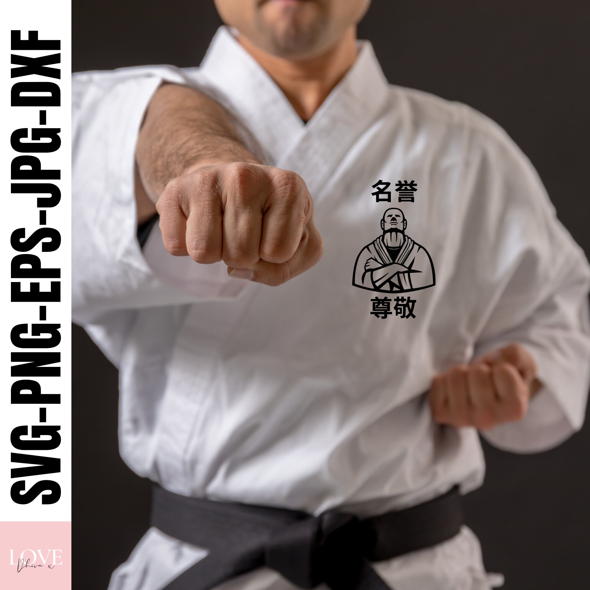 Honour Respect Japanese Svg, Karate Bjj Martial Arts Judo Taekwondo SVG ...