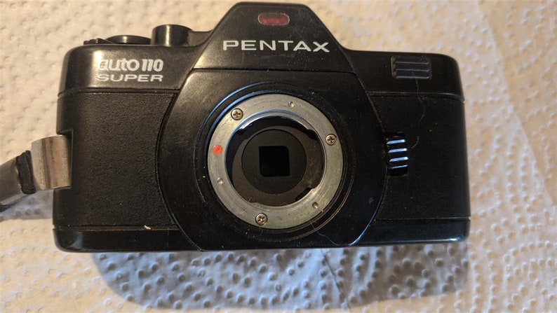 Vintage Pentax Super 110 Miniature SLR Camera Kit With Lenses and ...