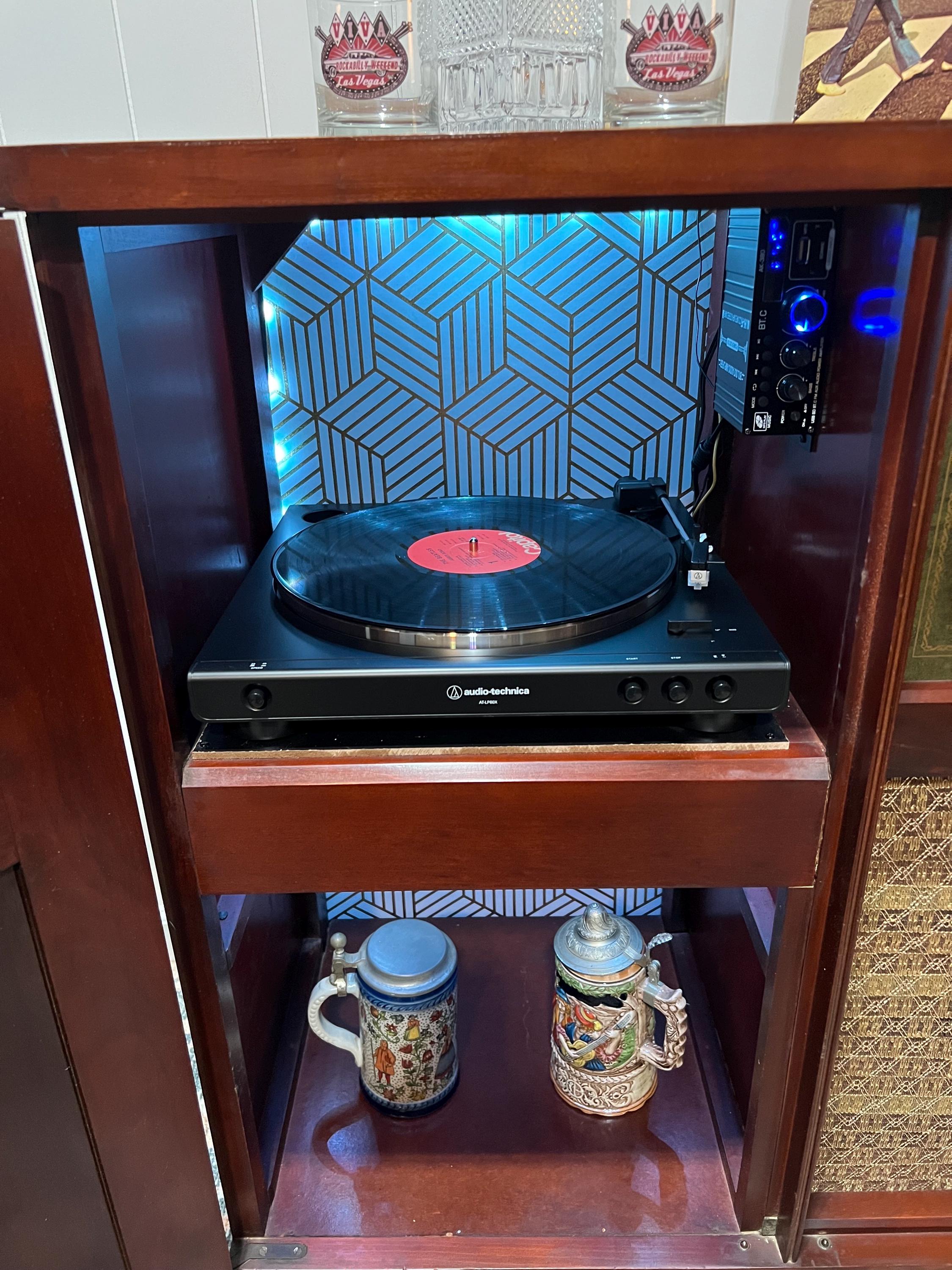 Vintage Mid Century Philco TV Bar Stereo With Bluetooth and Record ...