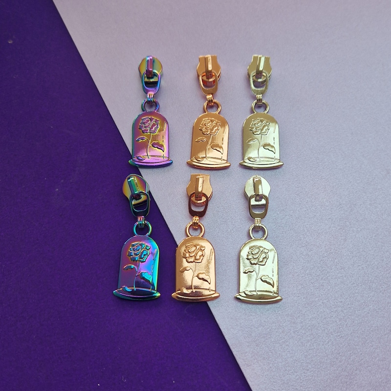 Rose Gold Zipper Bag - Etsy