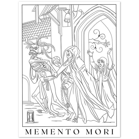 Morbid Coloring Pages