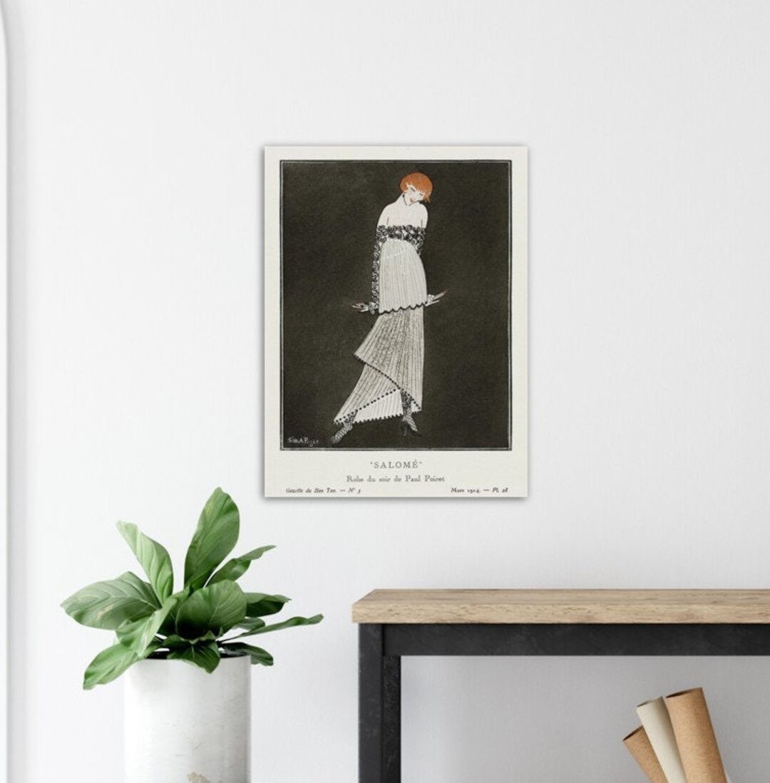 Vintage French Art Deco Print - Etsy