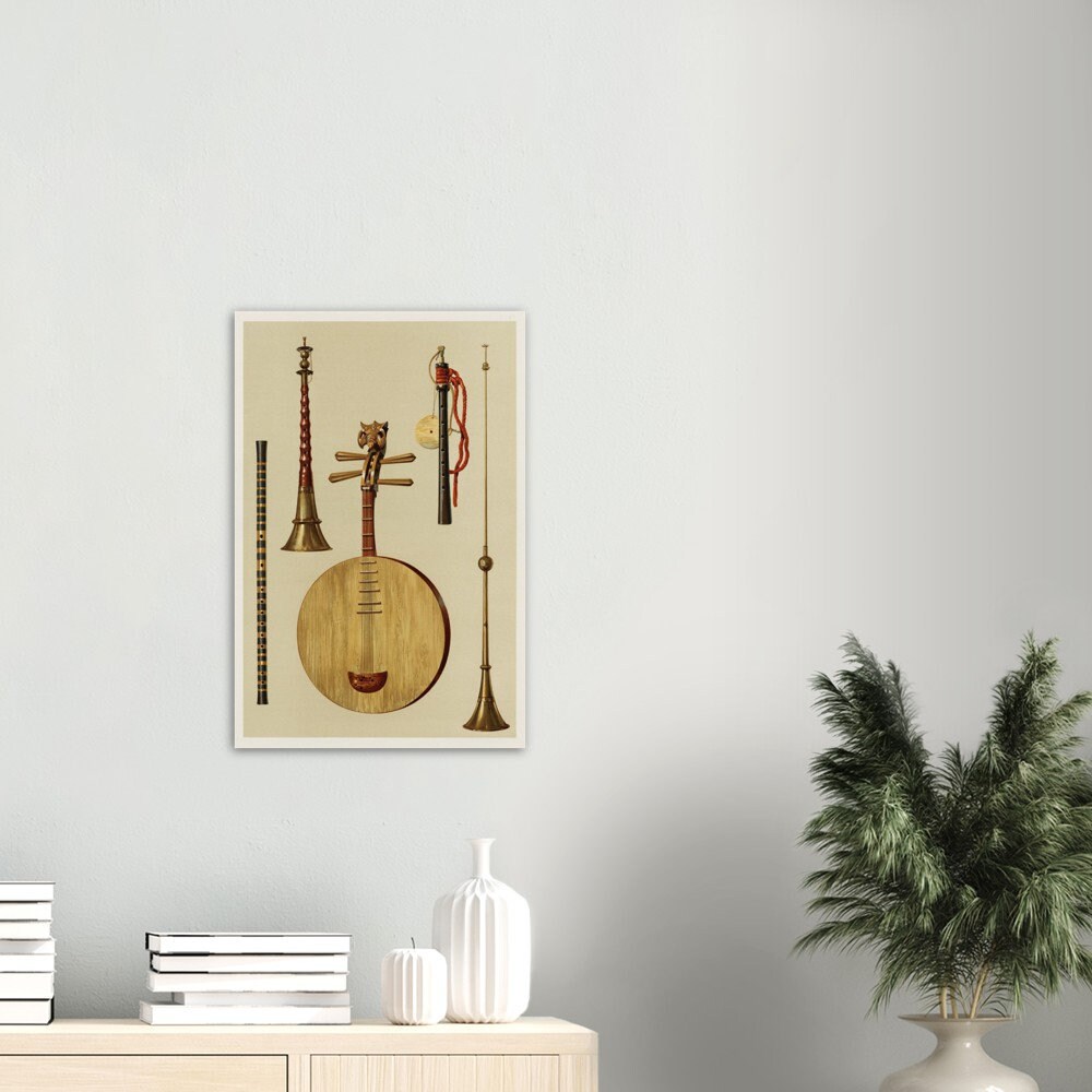 Vintage Musical Instruments Art Print Poster Beautiful Horns - Etsy