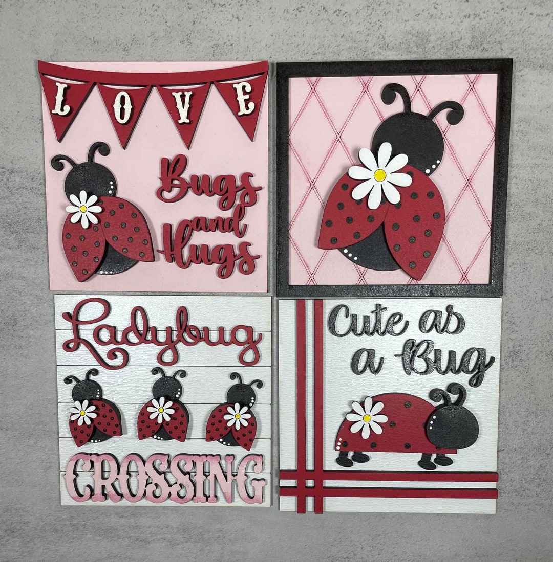 Ladybug Interchangeable Tiles - Etsy