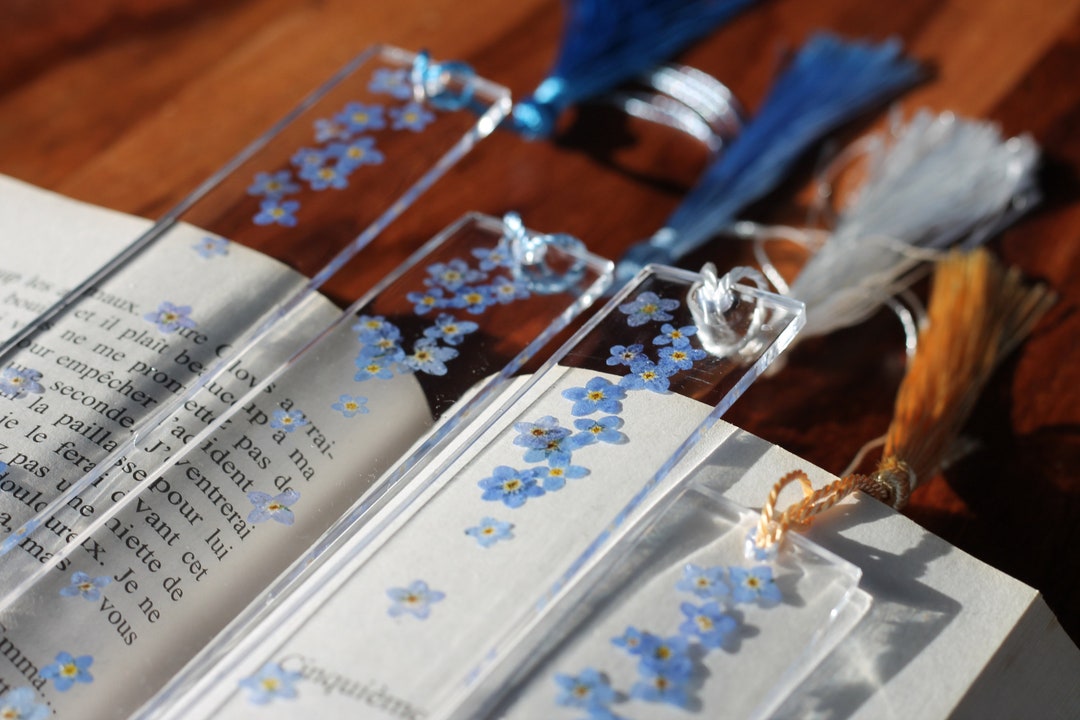 Forget-me-not Bookmark - Etsy