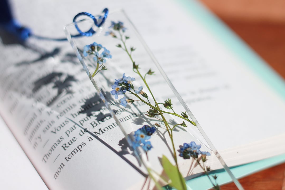 Alpine Forget-me-not Bookmark - Etsy