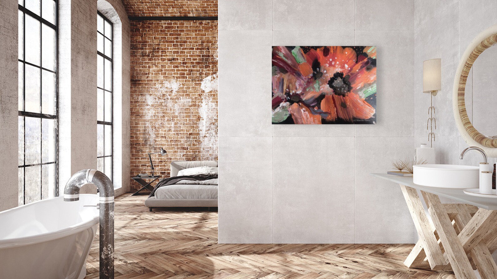 Neutral Earthy Painting, Abstract Print, Large Wall Art, Abstract Wall ...