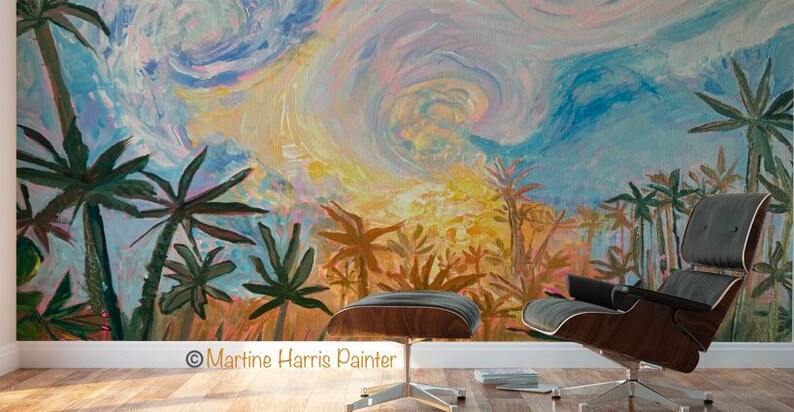 Extra Large Abstract Expressionist Painting: Jungle of the Book ...