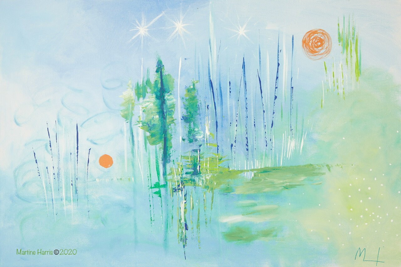 Extra Large Abstract Art Landscape, Abstract Wall Art, Large Artwork ...