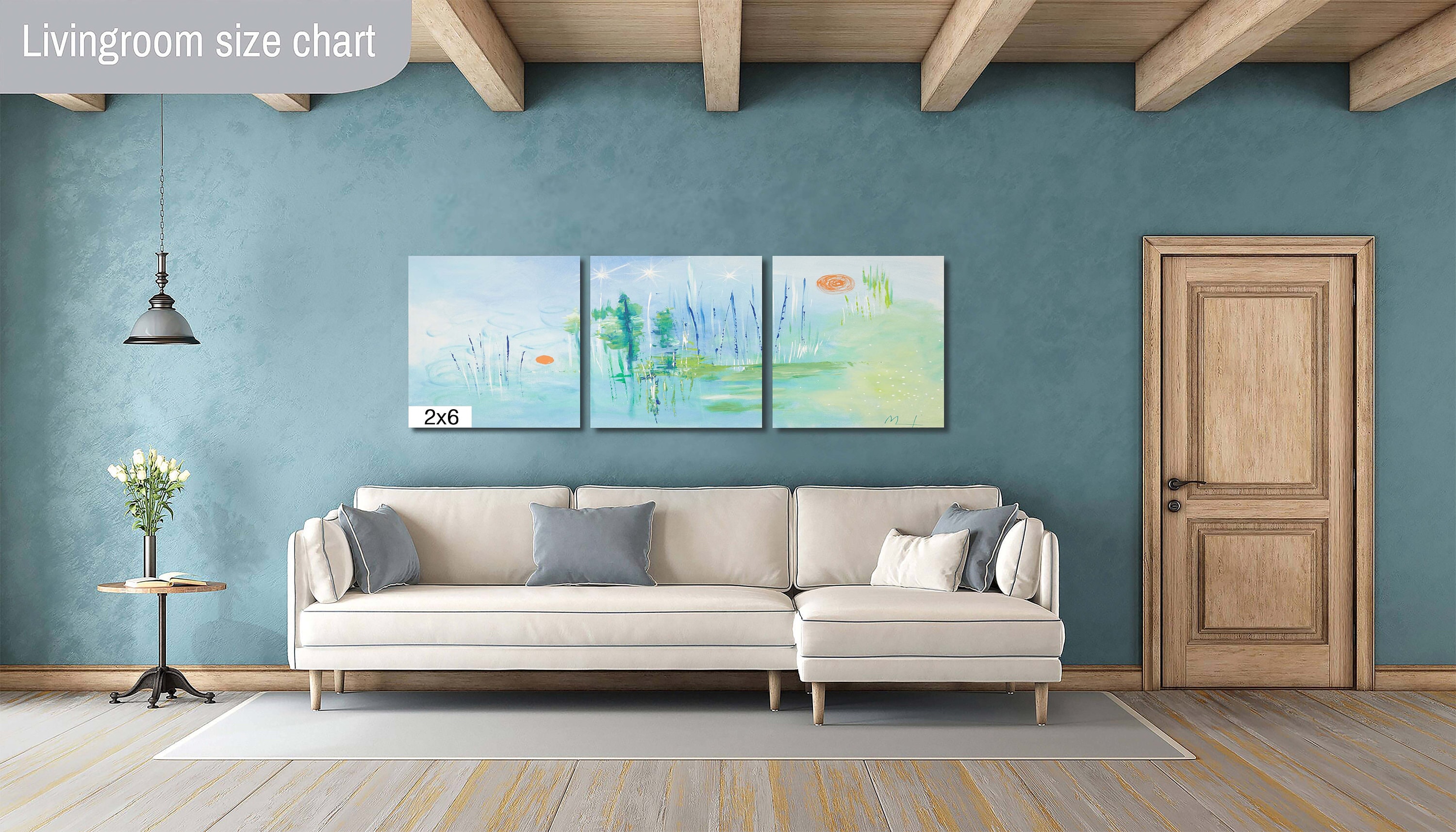 Extra Large Abstract Art Landscape, Abstract Wall Art, Large Artwork ...
