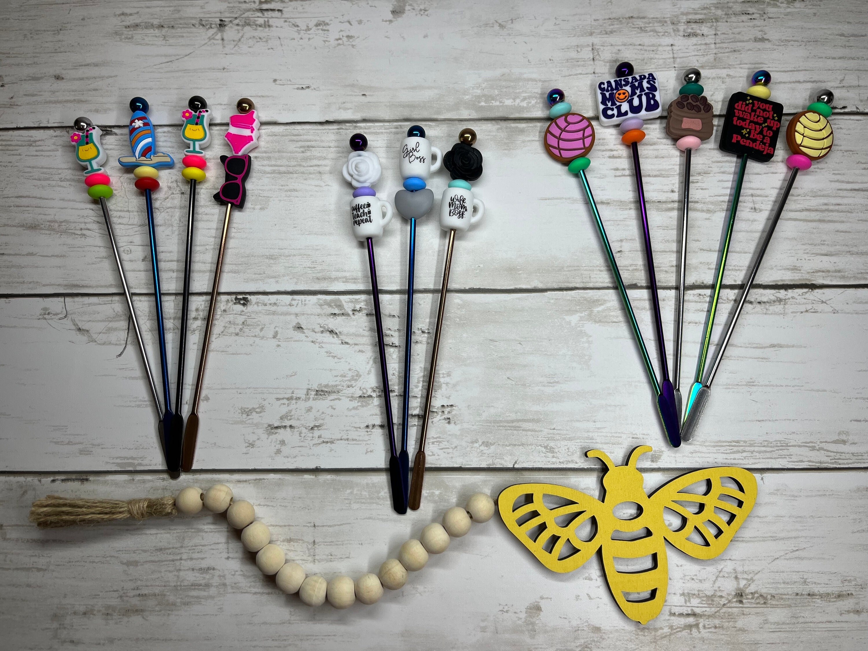 Stir Sticks, Eco Friendly, Concha, Bikini, Surf Board, Holiday Gifts ...