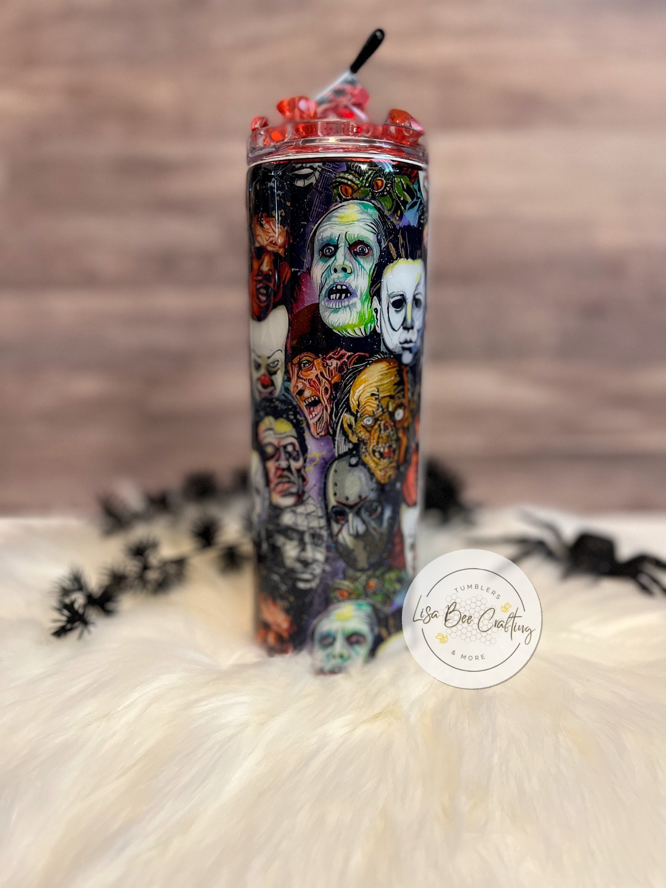 Horror Street Sign Tumbler, Custom Order, Halloween, Sign Tumbler, Camp ...