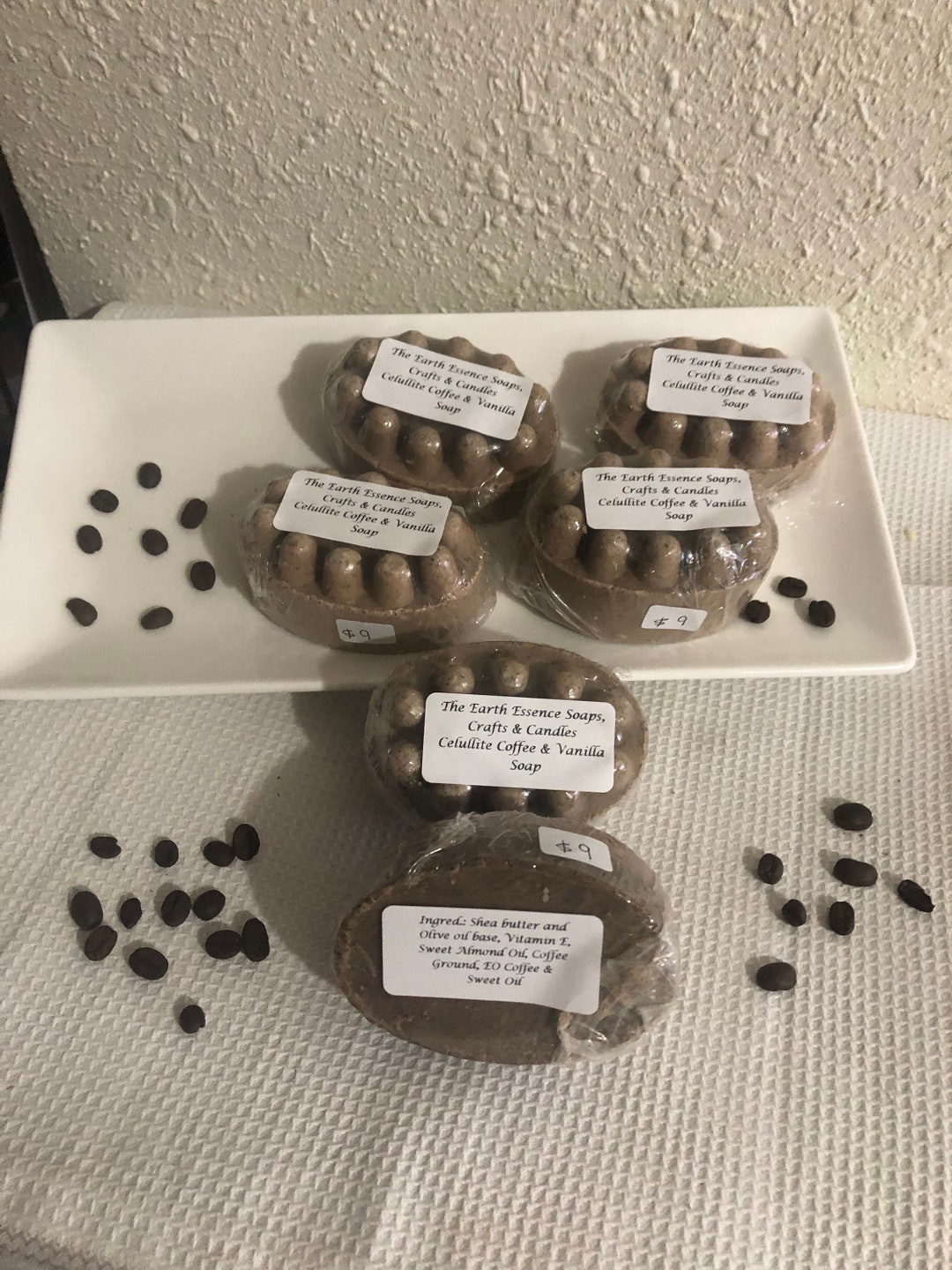 Coffee & Vanilla Cellulite Massage Bar - Etsy