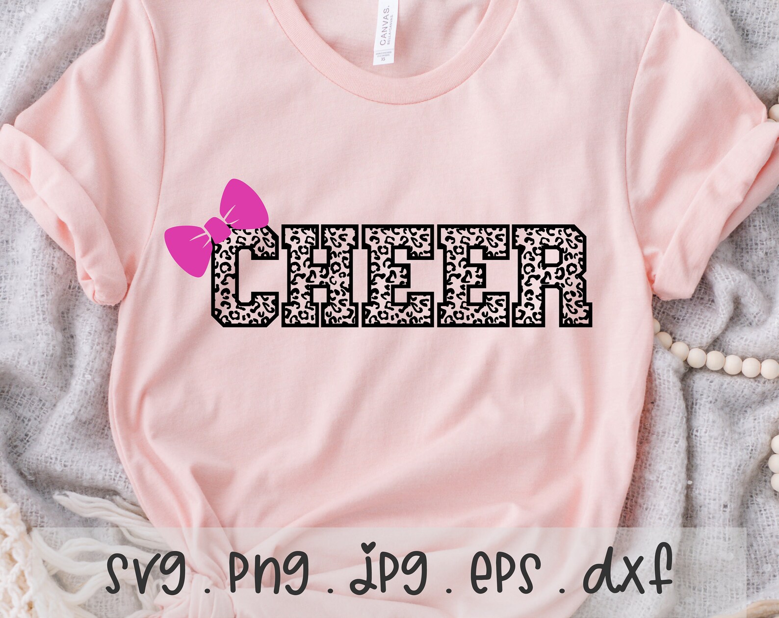 Cheer Leopard Pattern SVG/PNG/JPG Leopard Pattern | Etsy