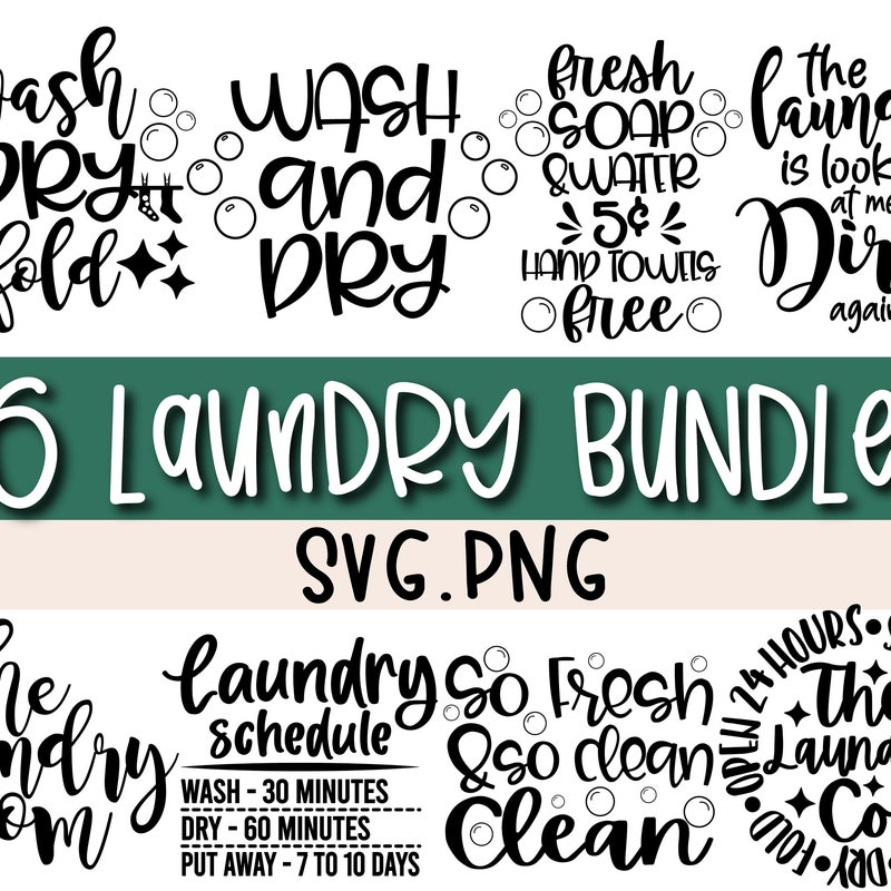Laundry Wash and Dry Svg - Etsy