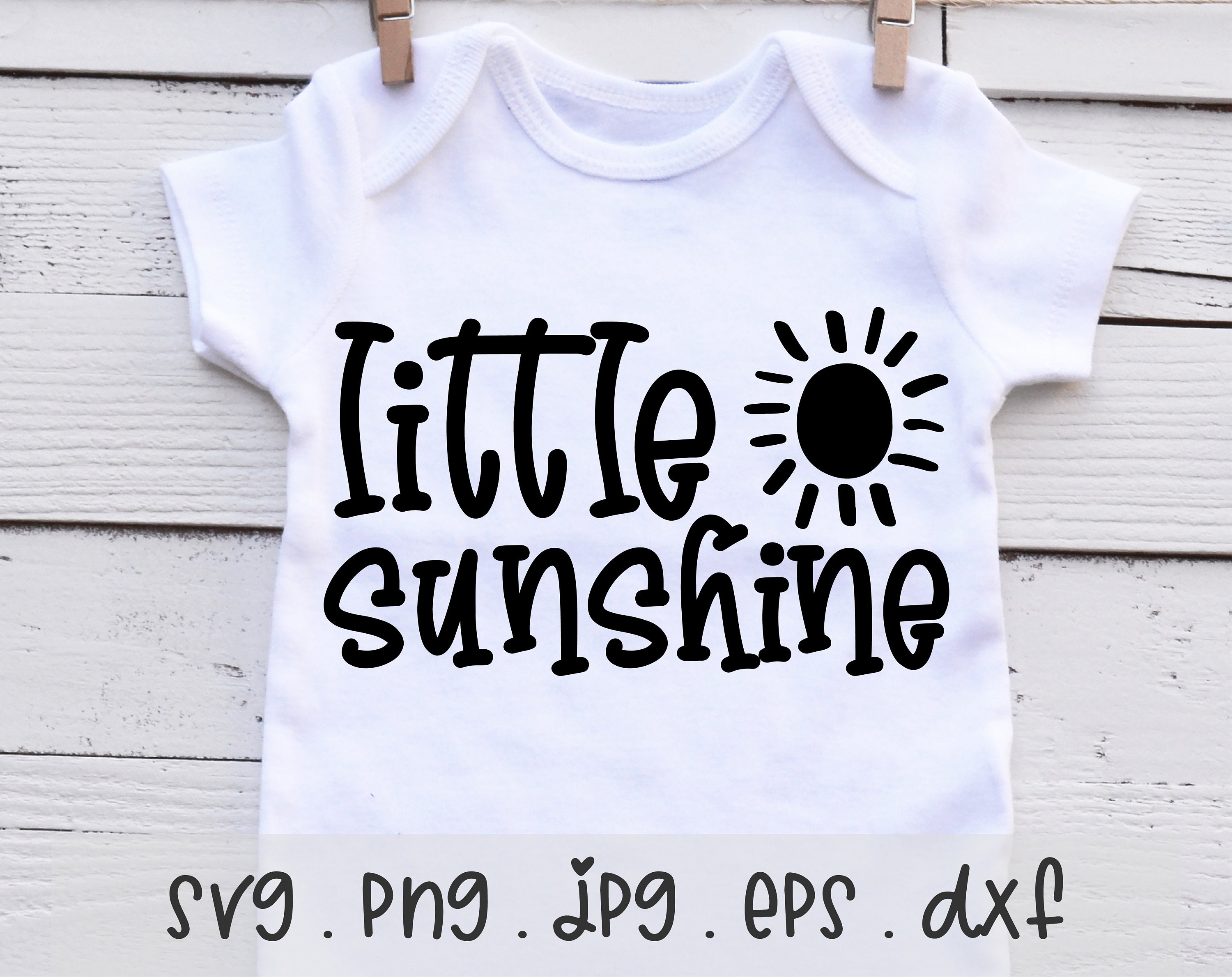 Little Sunshine SVG: Valentine Baby Design (digital Download) - Etsy